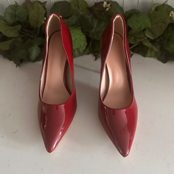 Xinyuichen | Shoes | Red Patent Leather Stiletto High Heels Womens Size ...